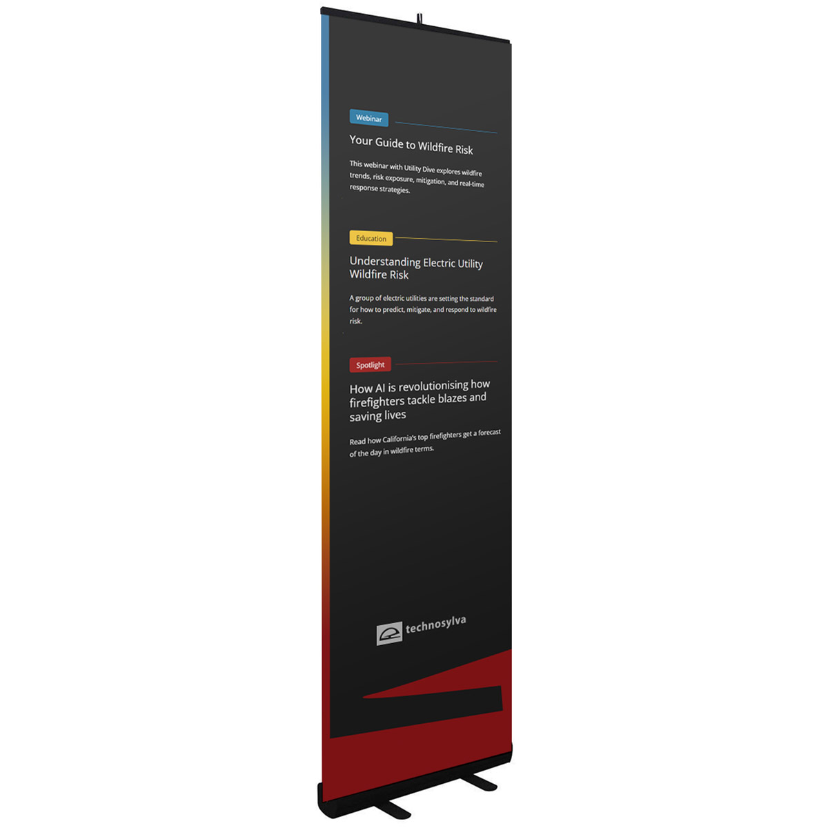 Brilliant: 24" Retractable Banner Kit