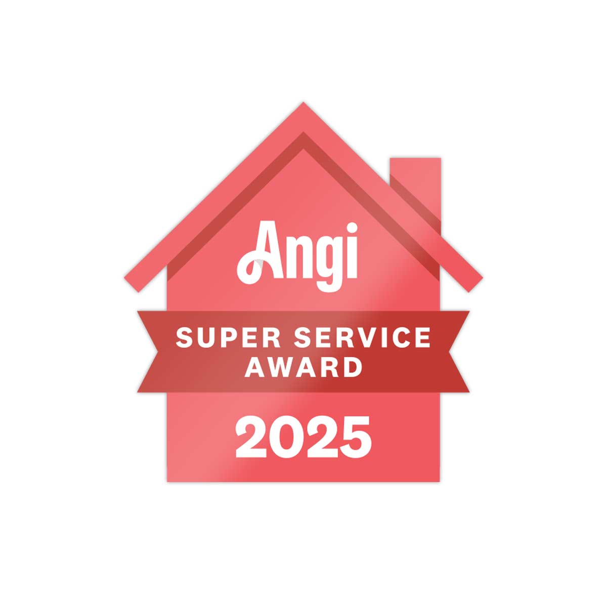 Super Service Award Store 2025: Custom Car Decal - Red