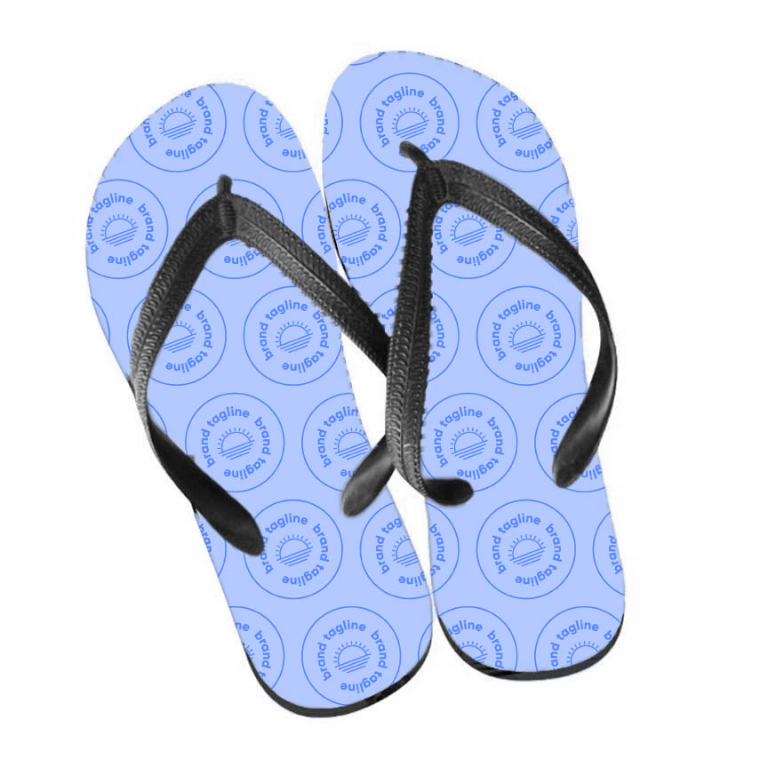 Brilliant: Full-Color Flip Flops