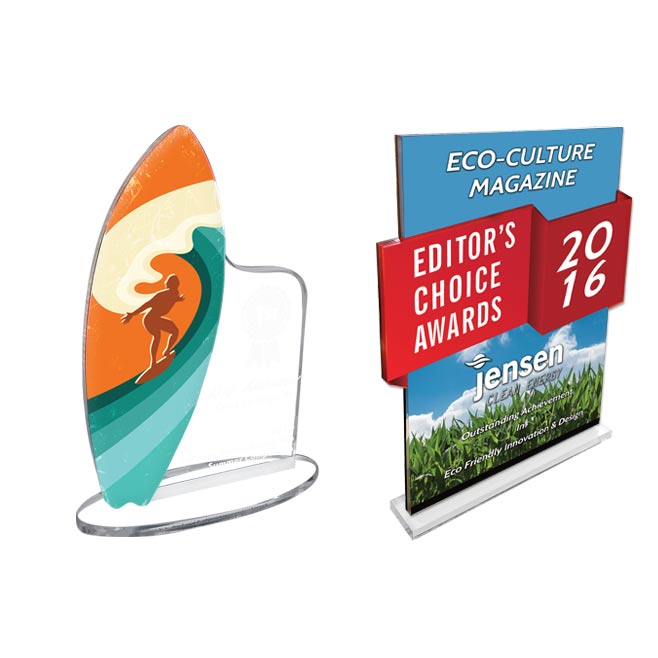 Brilliant: Custom Die Cut Award