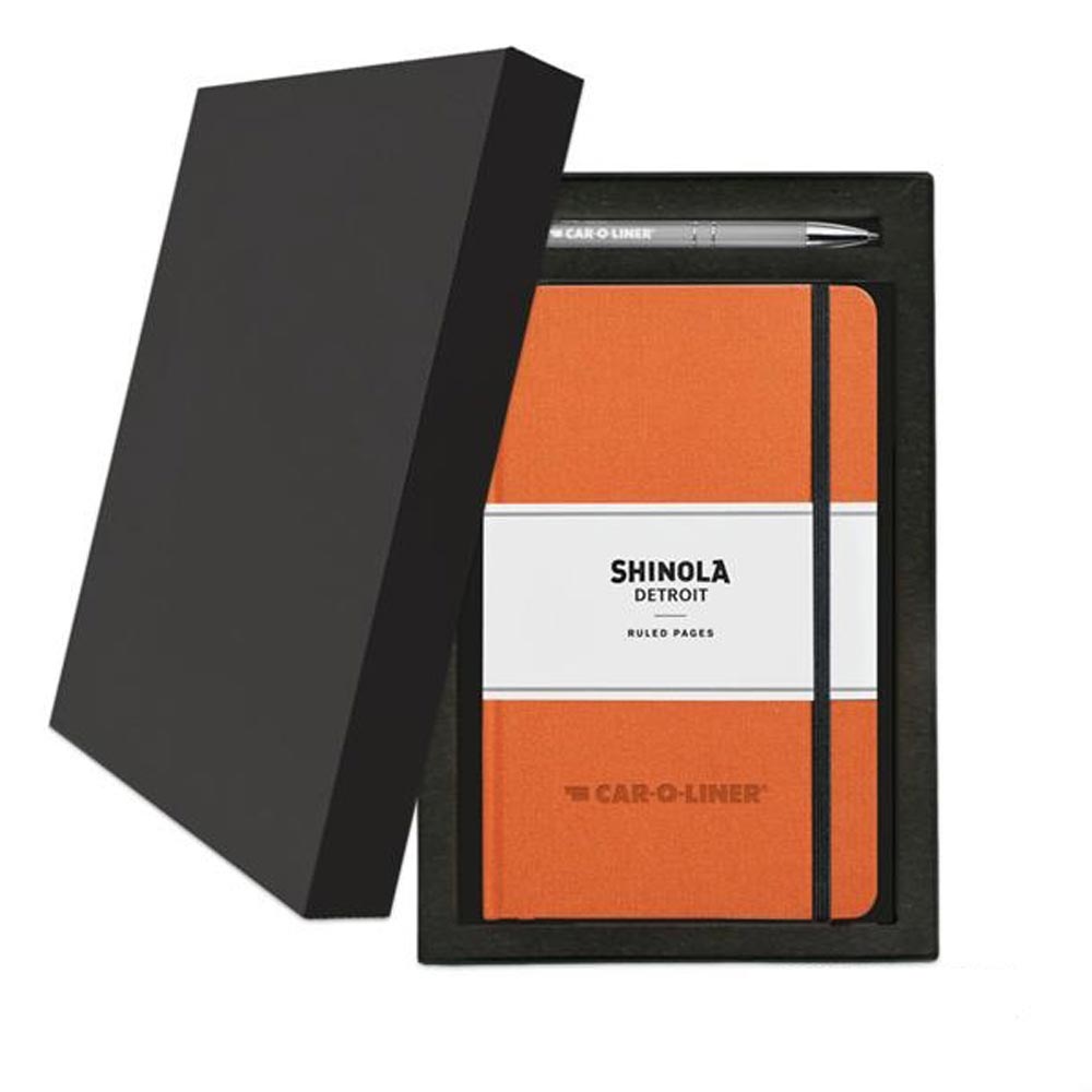 Brilliant: Shinola Hard Cover Journal and Pen Gift Set