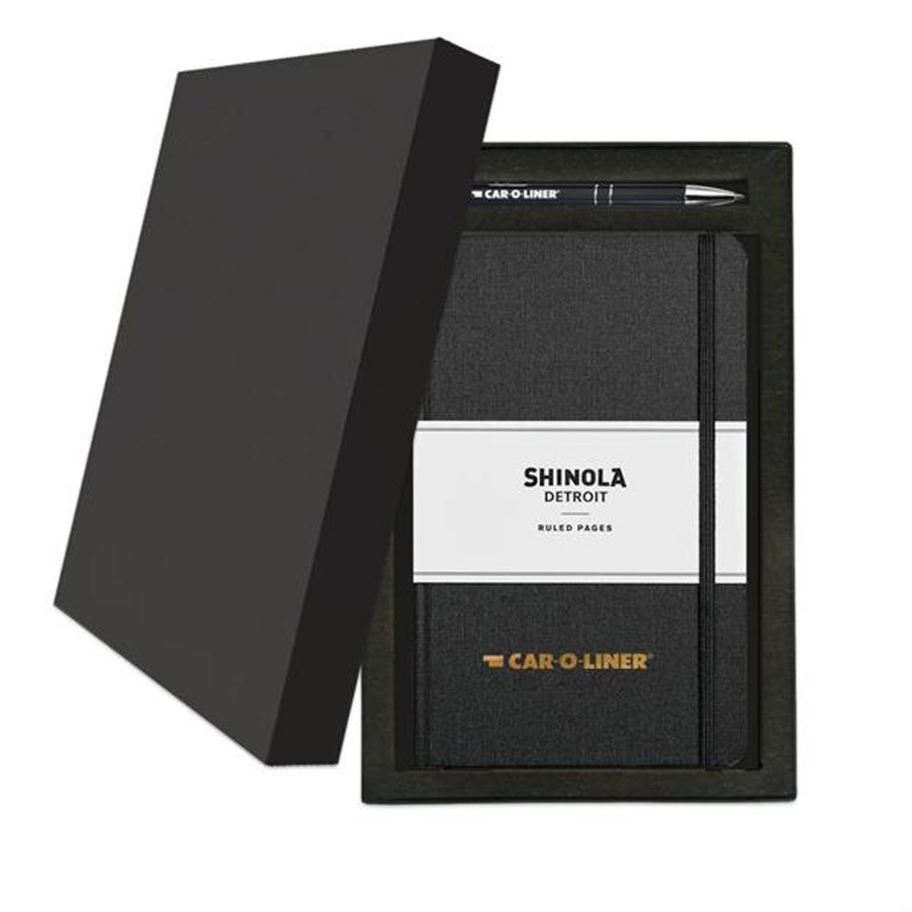 Brilliant: Shinola Hard Cover Journal and Pen Gift Set