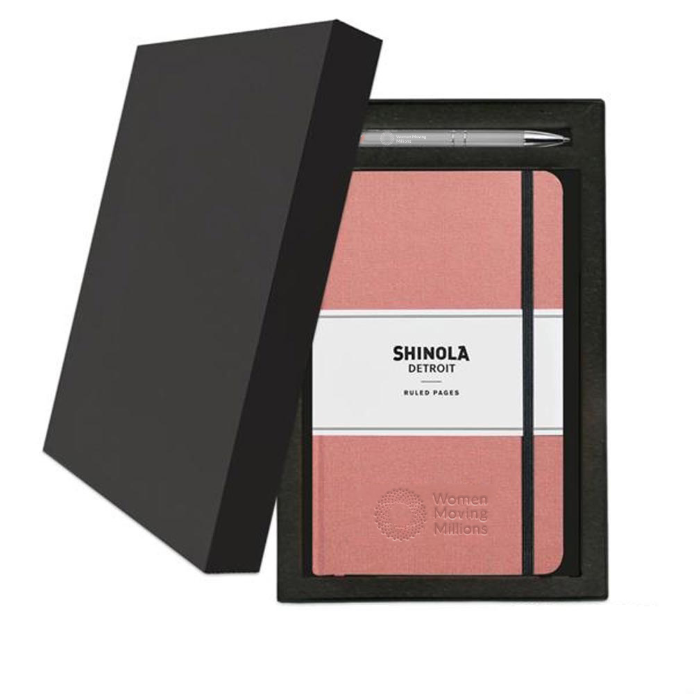 Brilliant: Shinola Hard Cover Journal and Pen Gift Set