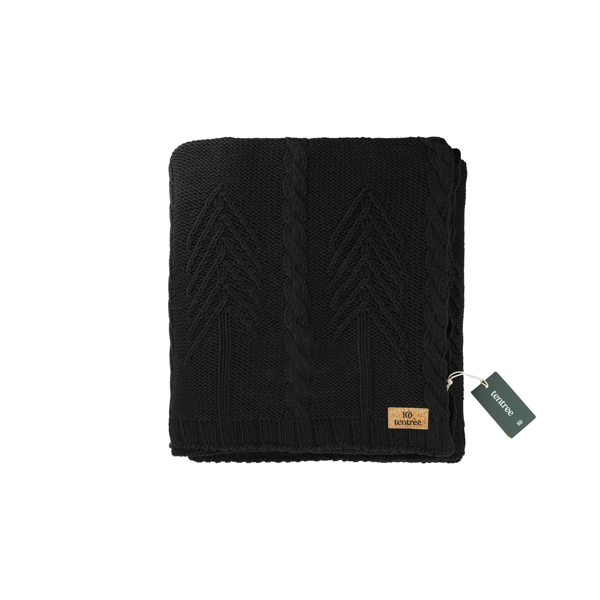Brilliant: tentree Organic Cotton Cable Knit Blanket
