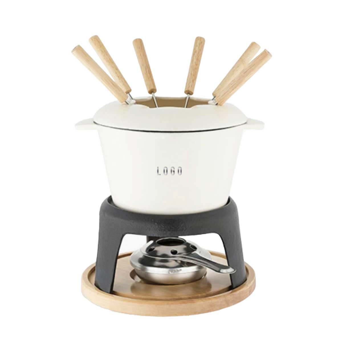 Brilliant Cast Iron Fondue Set Brilliant Cast Iron Fondue Set