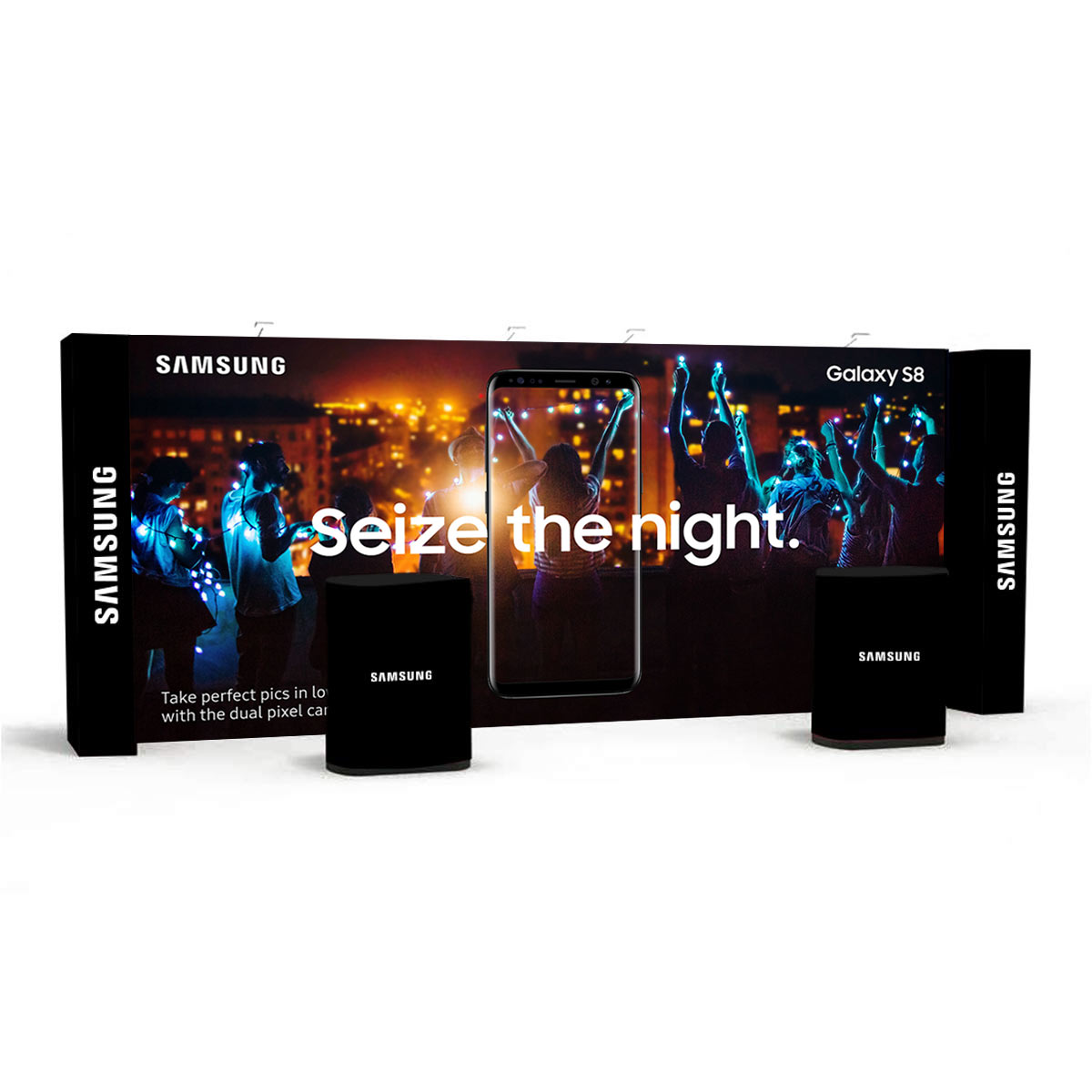 Brilliant: 20' Premium Straight Display Kit