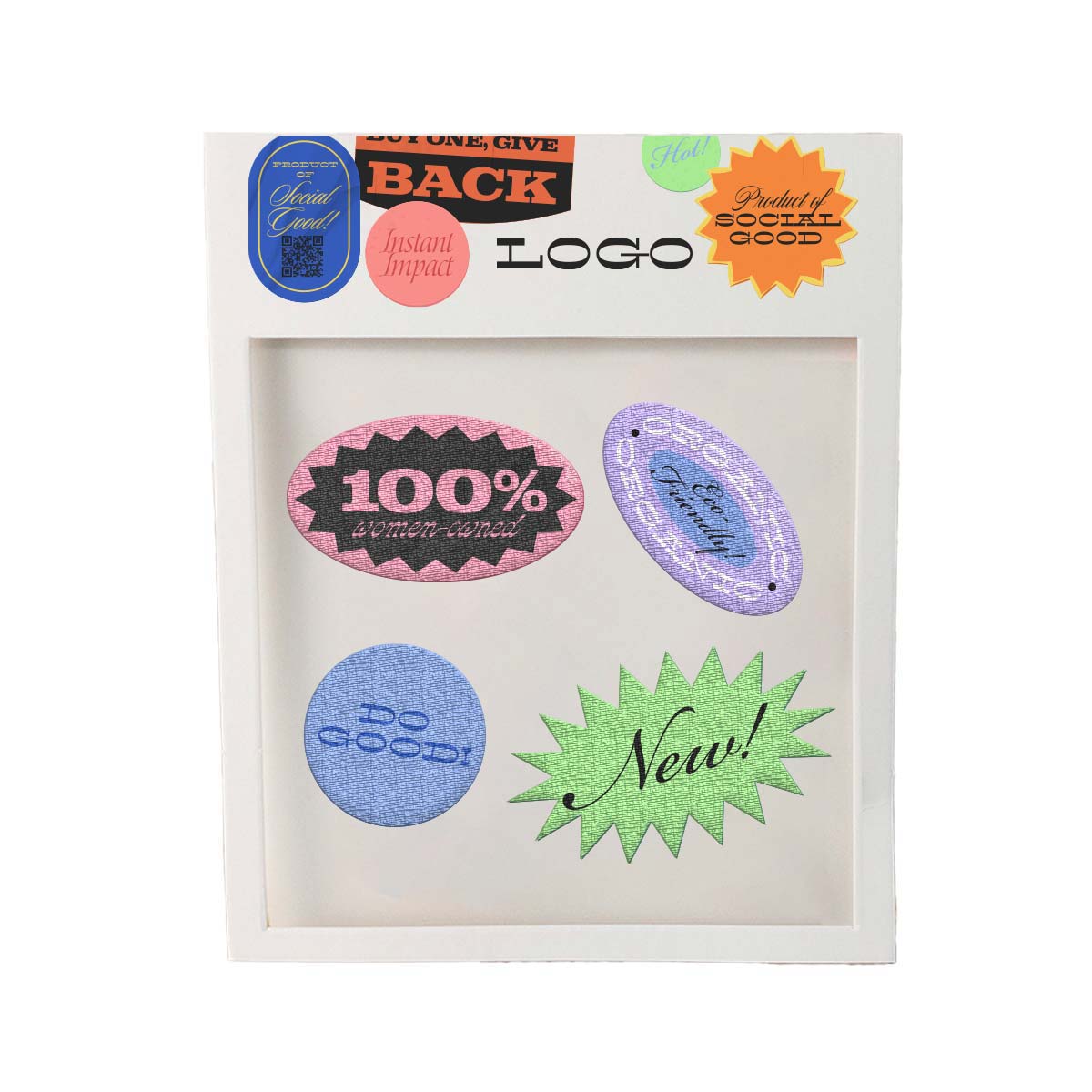Brilliant: Embroidered Patch Stickers Set