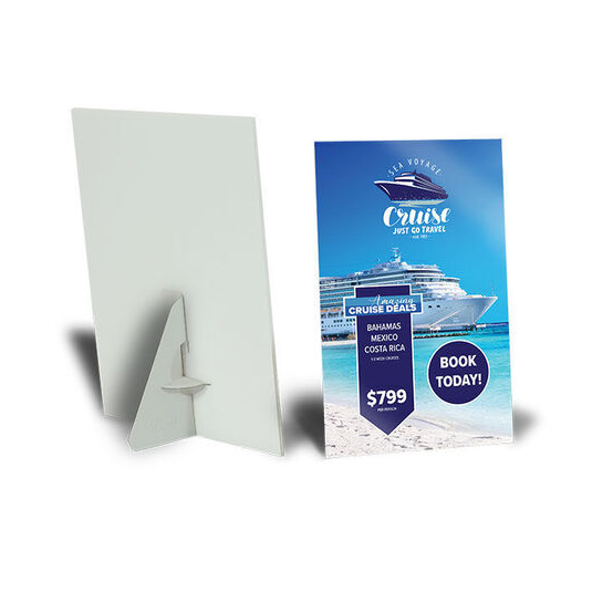 Brilliant: Freestanding Counter Card