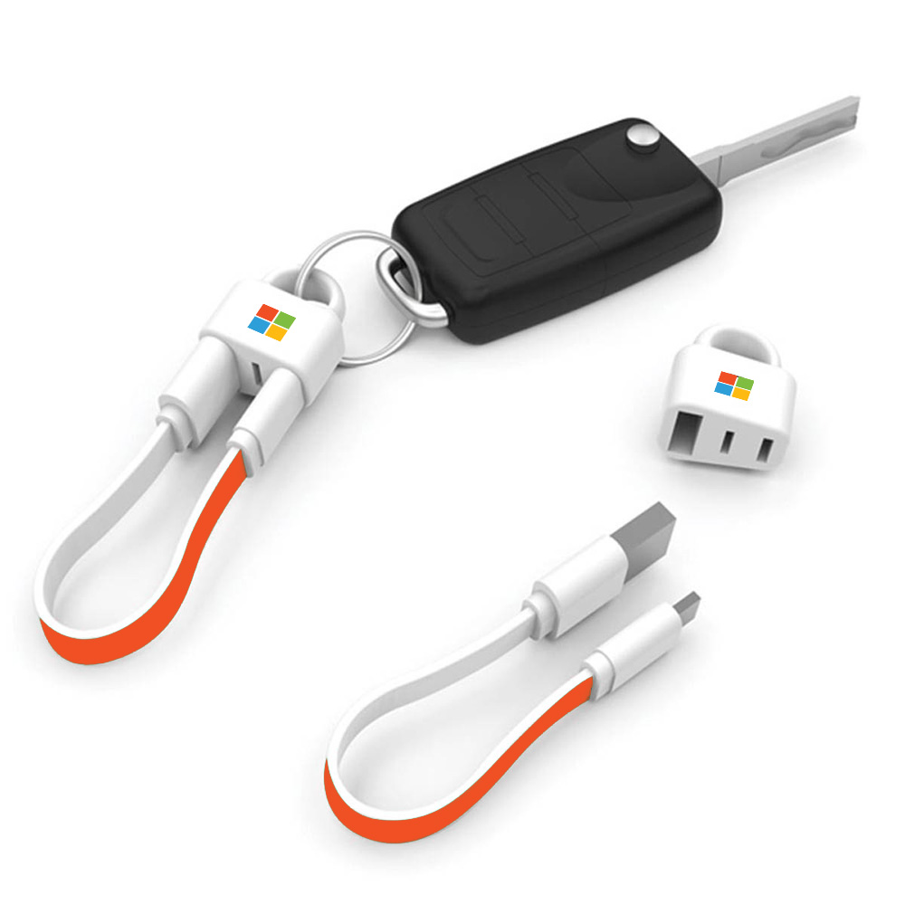 Brilliant: Loop Keychain Charging Cable