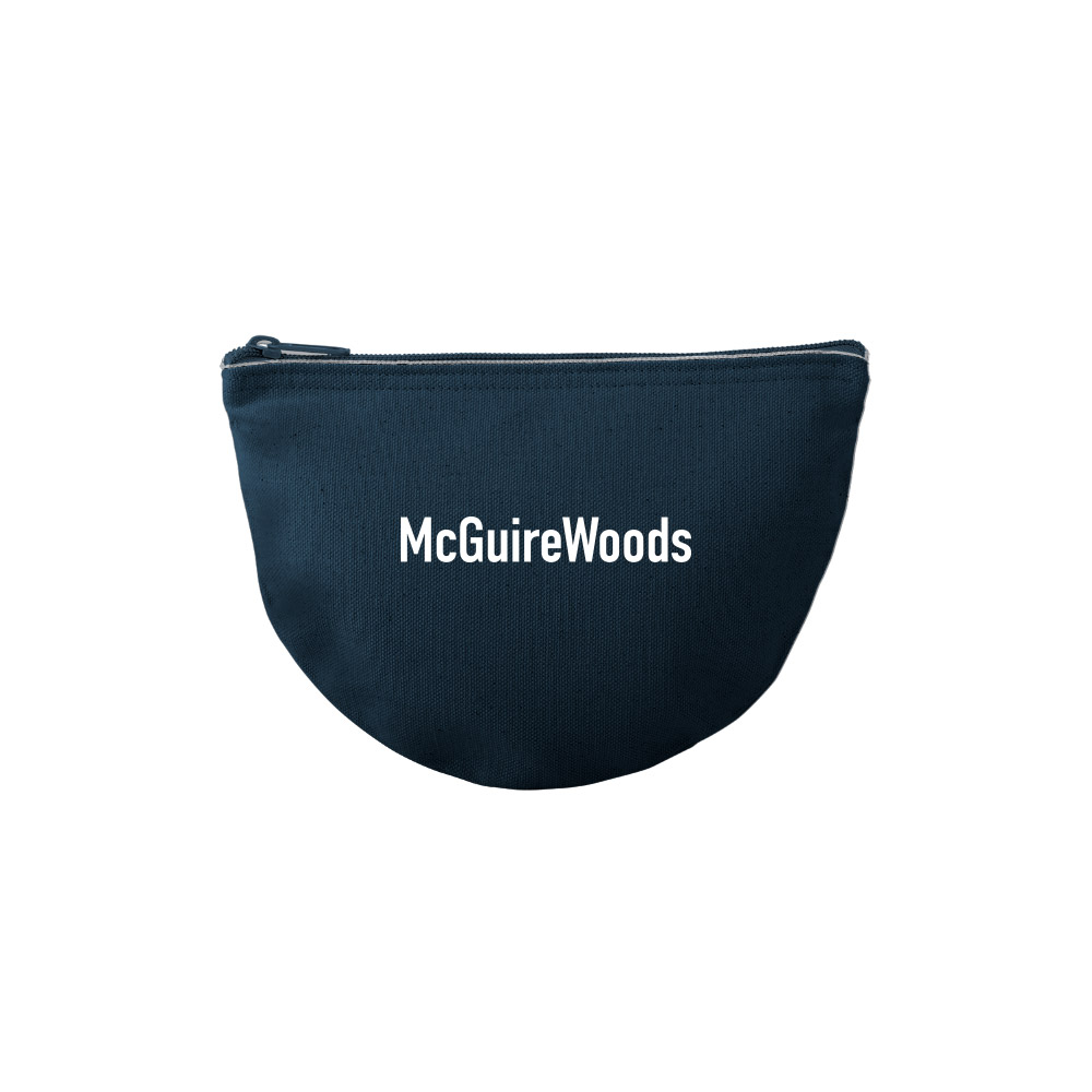 Brilliant: Colored Canvas Half Moon Pouch