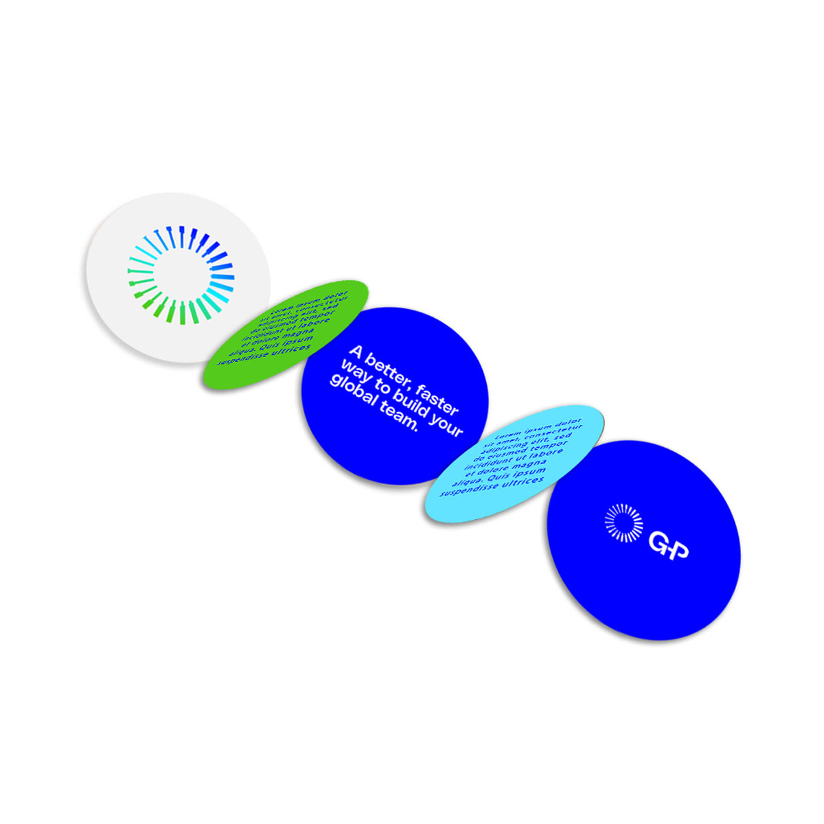 Brilliant: Circular Accordion Card